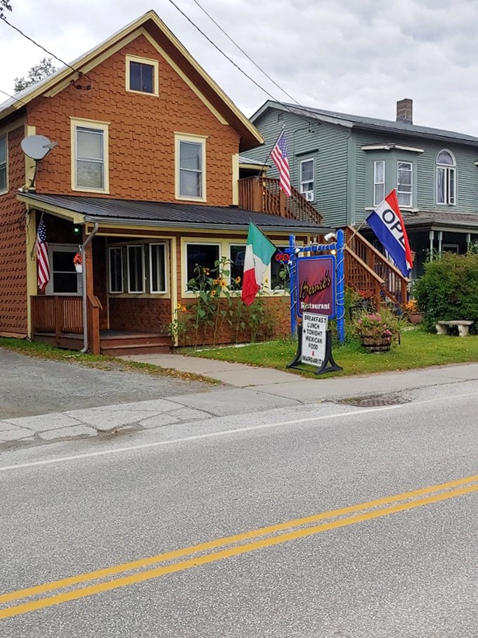 From the street, Bernie's looks like any charming Vermont home &ndash; until you spot the sign promising breakfast, lunch, and those magical Friday-Saturday dinners.
