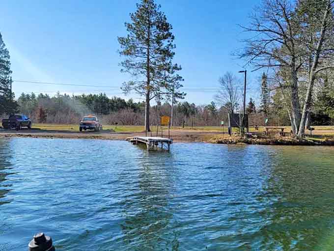 Simple pleasures await at this unassuming access point, where Wisconsin's clearest lake welcomes all who seek its magic.
