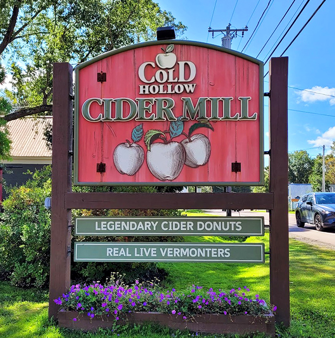 The sign that launches a thousand cravings &ndash; "Legendary Cider Donuts" isn't marketing; it's simply truth in advertising.