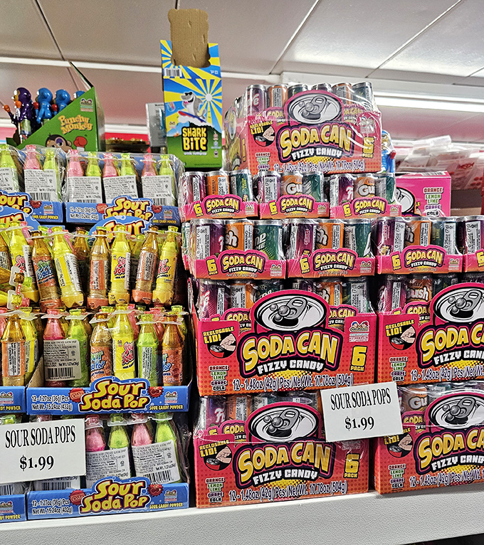 Soda Can Fizzy Candy brings your favorite beverages into chewable form &ndash; all the flavor without the need for a bottle opener.