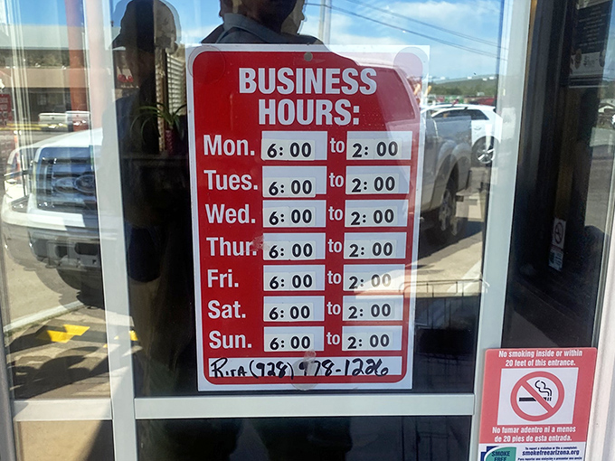 Business hours that respect the sacred traditions of breakfast and lunch &ndash; quality over quantity.