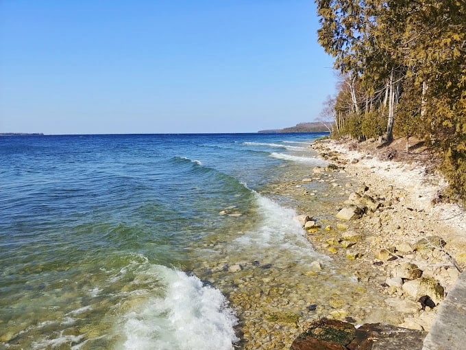 Golden hour paints the sky and water in warm hues. Nature's own light show, no special effects needed!