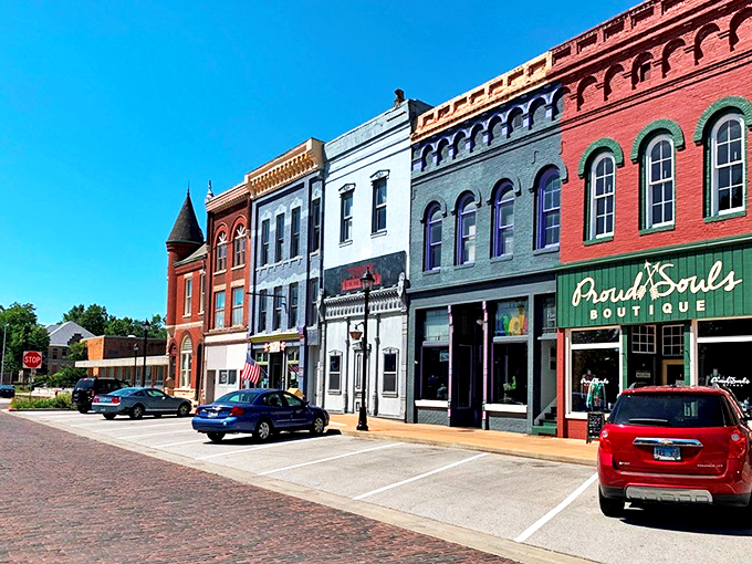 Petersburg's town square looks like it's waiting for a Norman Rockwell moment, complete with a stately courthouse and small-town bustle.