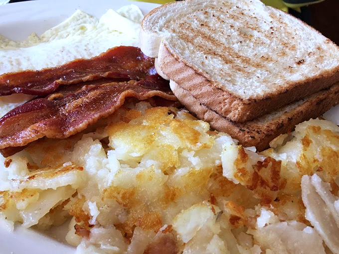 The breakfast of champions... and everyone else! This plate is a morning medley that hits all the right notes. Encore, please!