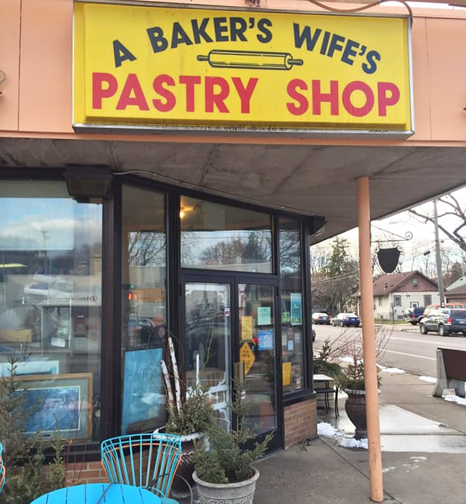 The entrance to happiness looks surprisingly modest, but don't let that fool you, greatness awaits just beyond that door.