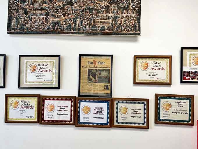 Wall of awards and newspaper clippings tells the story of a beloved local institution that's earned its reputation one breakfast at a time.