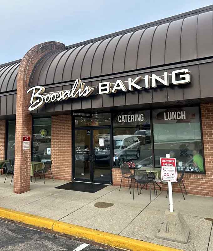 That distinctive curved roofline marks the spot where your new favorite bakery addiction begins, conveniently located for maximum temptation.