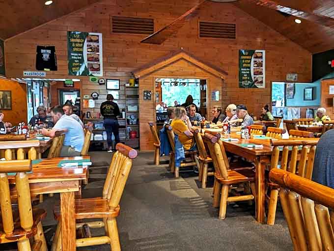 The dining room buzzes with conversation and laughter &ndash; the unmistakable soundtrack of people enjoying good food and even better company in this community gathering spot.
