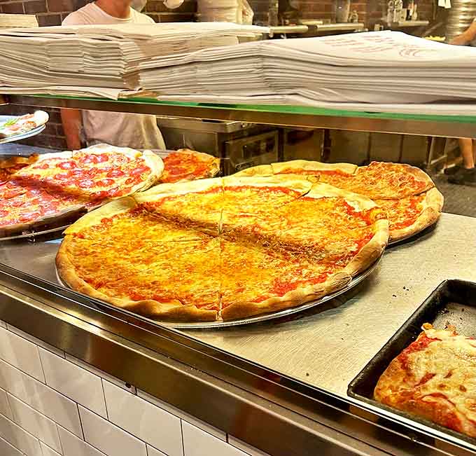 The humble cheese pizza &ndash; deceptively simple yet incredibly difficult to perfect &ndash; showcases Joe's mastery of the fundamentals that make great pizza sing.