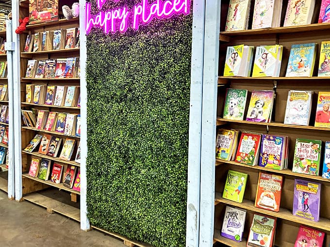 The selfie station acknowledges a modern truth &ndash; finding your literary happy place is definitely worth documenting for posterity!