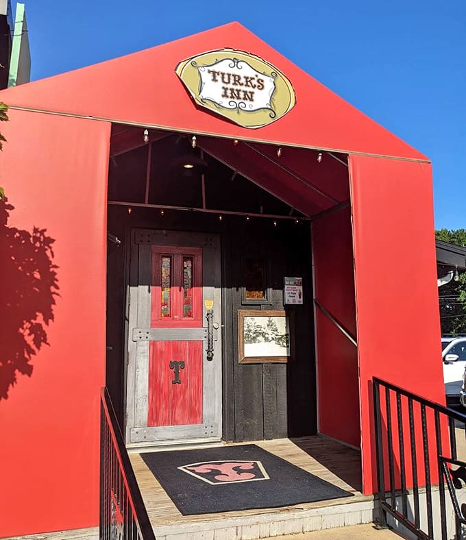 The bright entrance welcomes you into pork paradise, where Midwest hospitality meets legendary culinary skill.