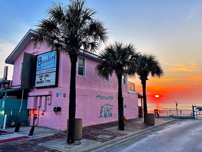 When the sun puts on its evening show, this pink paradise becomes the best seat in the house for nature's grand finale.
