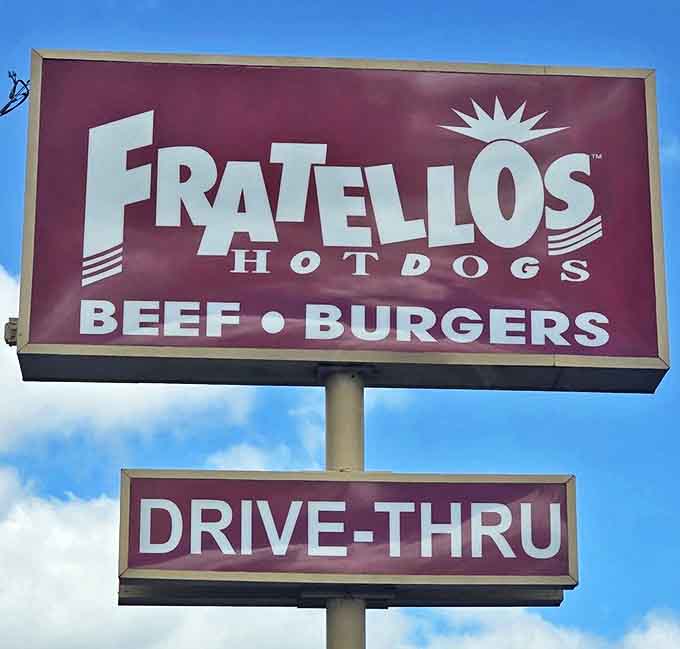 The sign says it all &ndash; Fratellos Hot Dogs has earned its reputation through decades of serving up Chicago classics that keep locals coming back.