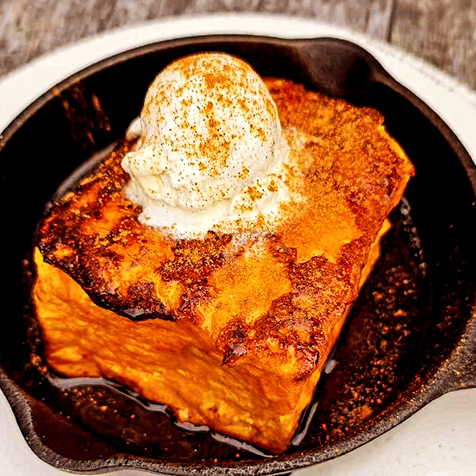 This isn't just French toast - it's a golden-brown masterpiece that makes breakfast feel like dessert.