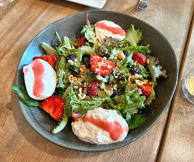 This berry salad with fresh mozzarella proves that sometimes the simplest combinations create the most profound pleasures.