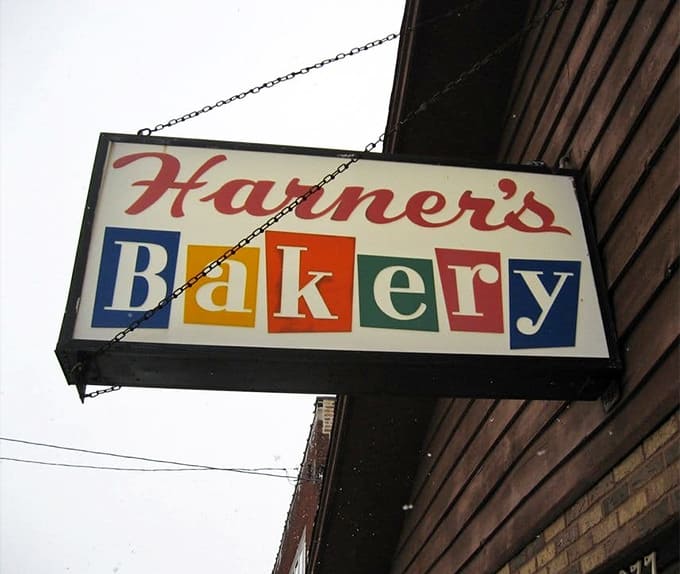 That colorful sign spelling out "Bakery" has guided countless hungry people to donuts, Danish, and pure baked-good bliss since the 1960s.