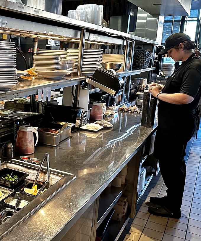 Behind every great meal is a dedicated kitchen team working hard to ensure every dish meets exacting standards.