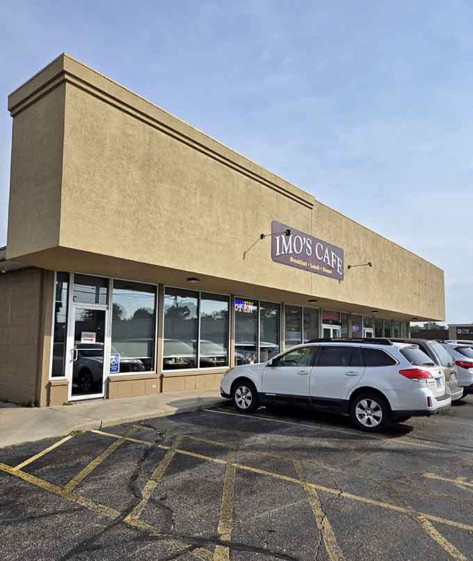 Ample parking makes visiting Imo's Cafe easy, because the last thing you need is parking stress before your perfect breakfast.