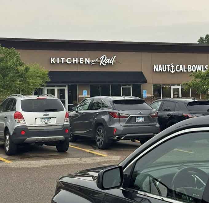 A full parking lot signals what locals already know: this place is worth the drive from anywhere in the metro.