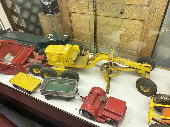 These vintage metal toys remind us that kids once played with sturdy steel replicas instead of plastic versions that break after a week.
