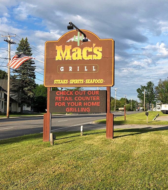That welcoming sign out front is basically saying "come on in, we've got what you're craving" in bold letters.