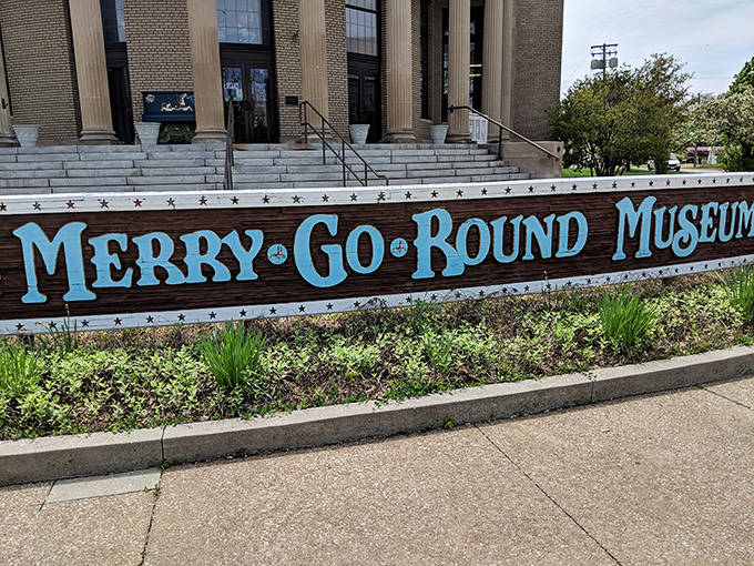The welcoming sign promises exactly what awaits inside &ndash; a merry journey through America's most joyful form of going nowhere in particular.