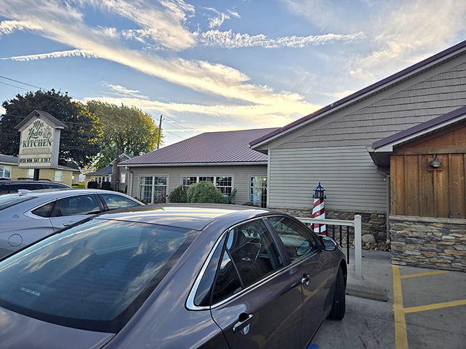 The welcoming porch where waiting for a table becomes part of the plea