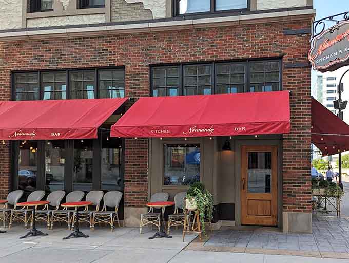 Those red awnings have become a downtown landmark, signaling to hungry passersby that exceptional food awaits just inside.