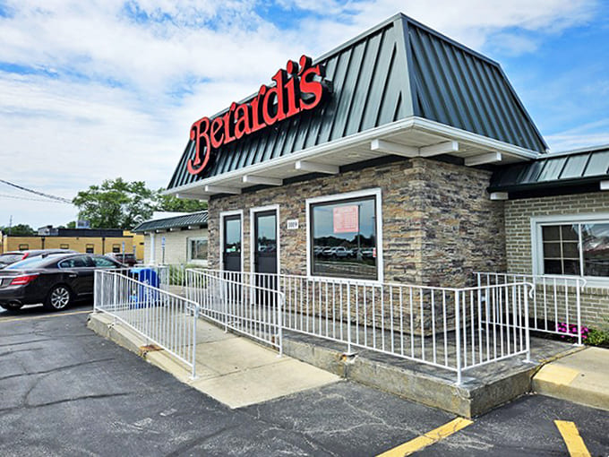 From this angle, you can almost smell the homemade goodness waiting inside, calling your name with delicious persistence.