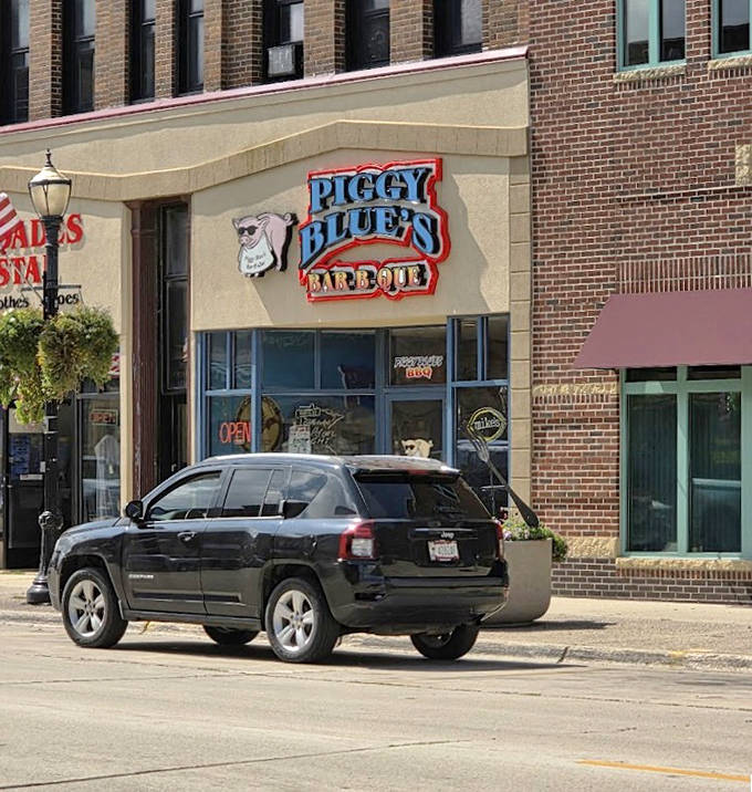 From the street, Piggy Blue's might look unassuming, but barbecue pilgrims know this modest storefront houses smoky treasures worth traveling for.