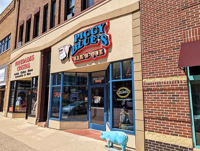 From the street, Piggy Blue's looks unassuming, but inside awaits a SPAM Po'Boy that'll change your whole perspective on life.