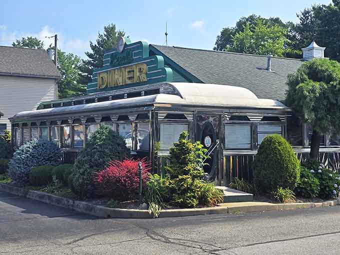 From the outside, it's clear this isn't a replica; it's the real deal, chrome and all.