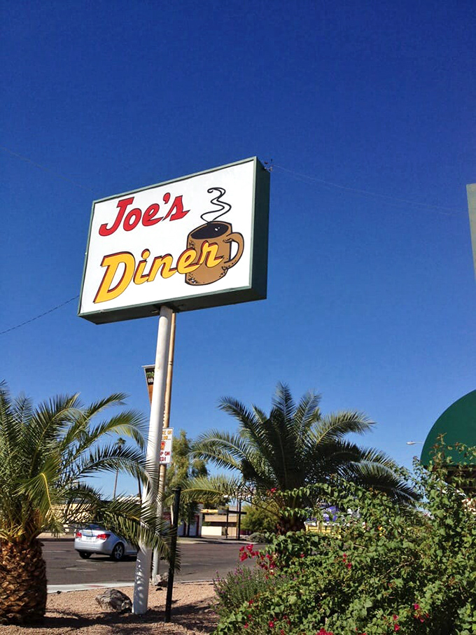 Signage: That classic cup of coffee on the sign isn't just advertising &ndash; it's a promise of comfort that Joe's has been keeping for years.