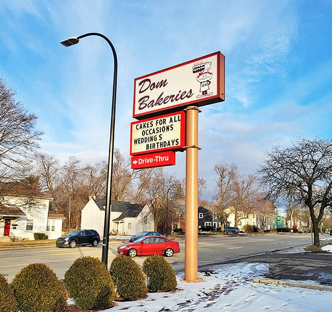 The bright exterior with its colorful flower boxes stands out against typical New England architecture, like a cheerful relative at a somber family gathering. 