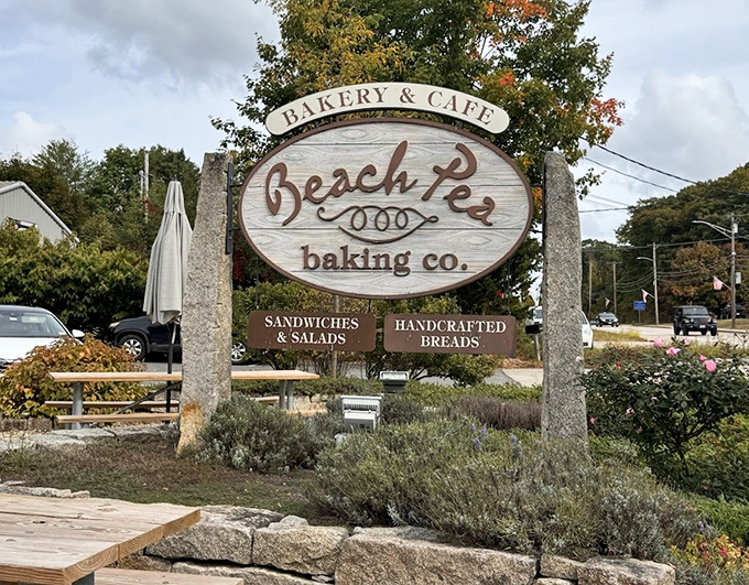 More than just a sign &ndash; it's a beacon of hope for carb enthusiasts and a promise of authentic artisan baking in Kittery, Maine.