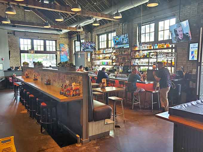 Multiple seating areas mean there's always a perfect spot waiting, whether you prefer the energy of the bar or the intimacy of a corner table.