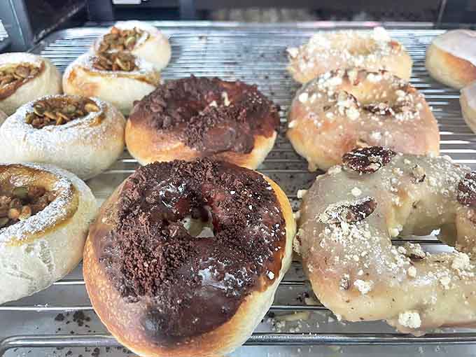 Donut-pretzel hybrids that prove some culinary marriages are made in heaven – sweet, salty, and utterly irresistible.