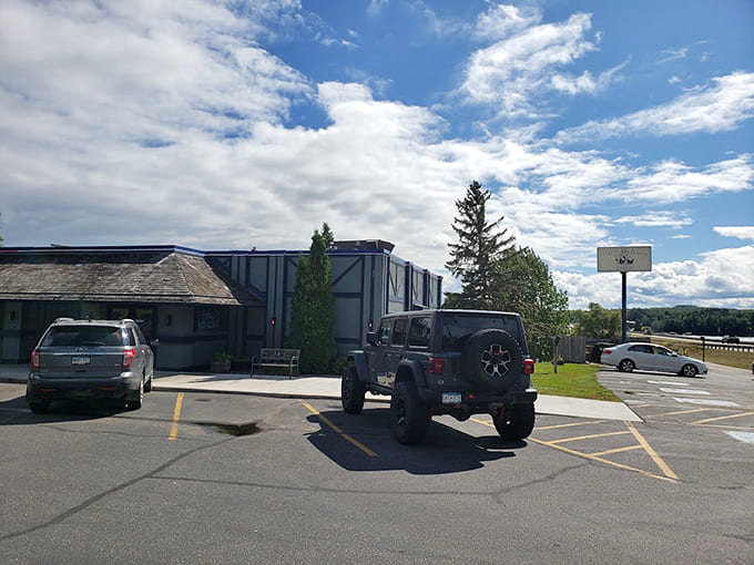 Plenty of parking means you can focus on the important stuff, like deciding what to order first.