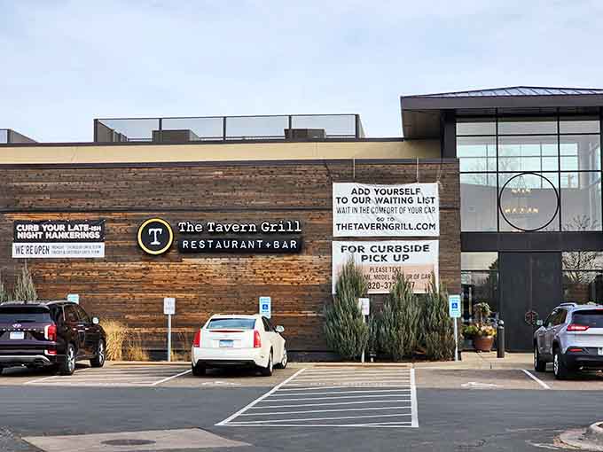 Ample parking means the hardest decision is what to order, not where to leave your car.