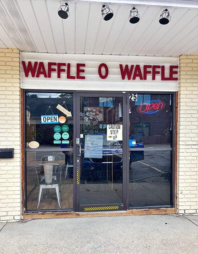 Outdoor seating lets you enjoy your waffle feast while soaking up some sunshine, because everything tastes better al fresco.