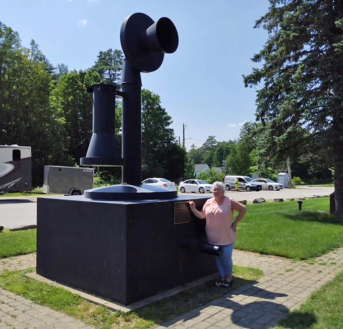 Standing beside the monument offers perspective on how far telephone technology has evolved, from room-sized switchboards to pocket-sized supercomputers.
