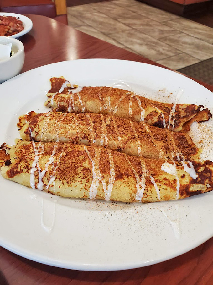 Thin, golden, and oh-so-dreamy&mdash;if Audrey Hepburn were a breakfast item, she'd be this elegant crepe