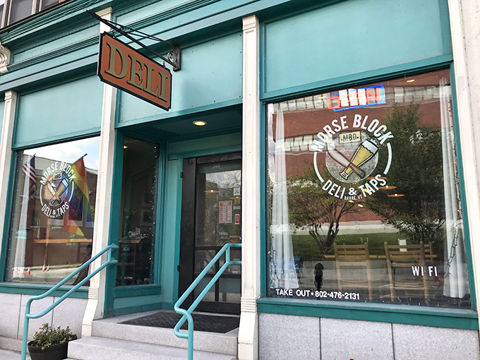 That iconic turquoise storefront with its "DELI" sign has become a beacon for food lovers seeking authentic flavors in Vermont's granite city.