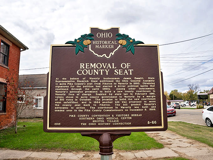 Historical Marker: History isn't just preserved in Piketon &ndash; it's celebrated and shared through these roadside storytellers, connecting present visitors to past dramas.