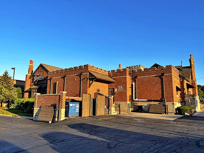 From the outside, you'd never guess the medieval feast waiting inside this brick fortress in suburban Crystal Lake.