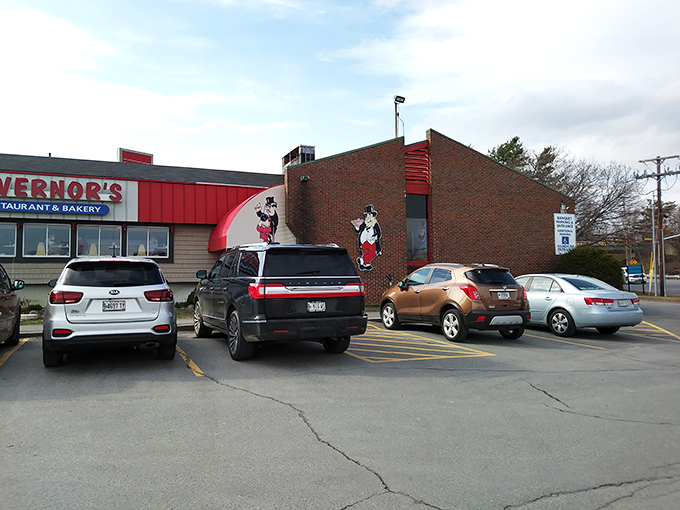 The restaurant's exterior might be unassuming, but locals know that culinary treasures await inside this Maine institution.
