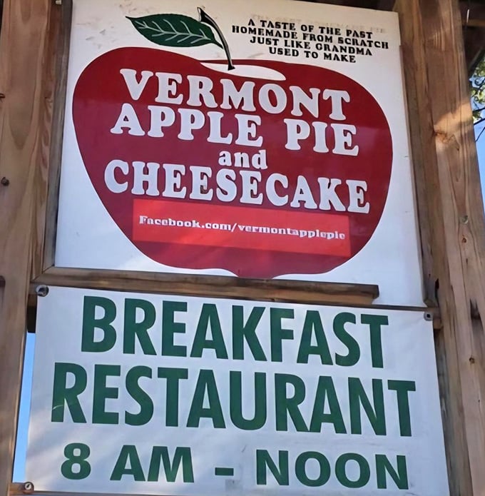 The sign says it all &ndash; "A taste of the past, homemade from scratch just like Grandma used to make" &ndash; a mission statement in apple-red lettering that delivers on its promise.