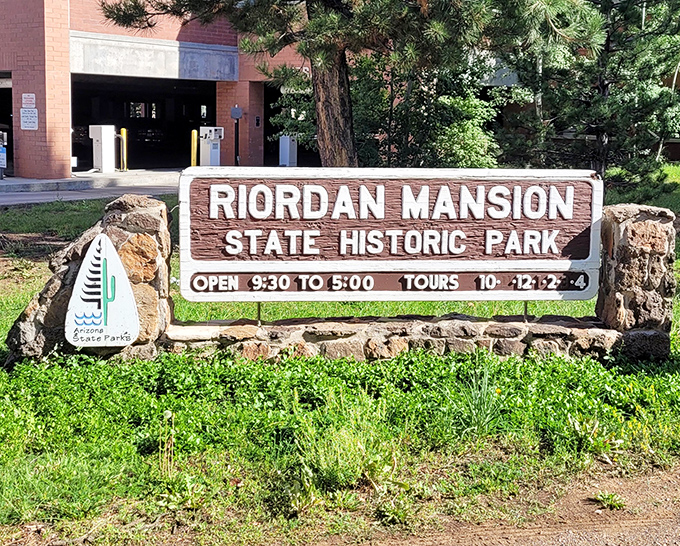 The park's entrance sign &ndash; your first clue that you've stumbled upon one of Arizona's best-kept historical secrets.