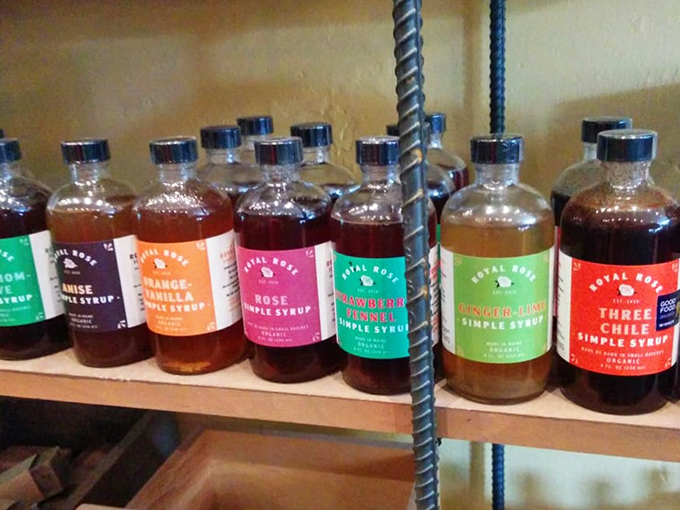 Colorful syrups line the shelves like liquid jewels, waiting to transform your morning coffee into something extraordinary.