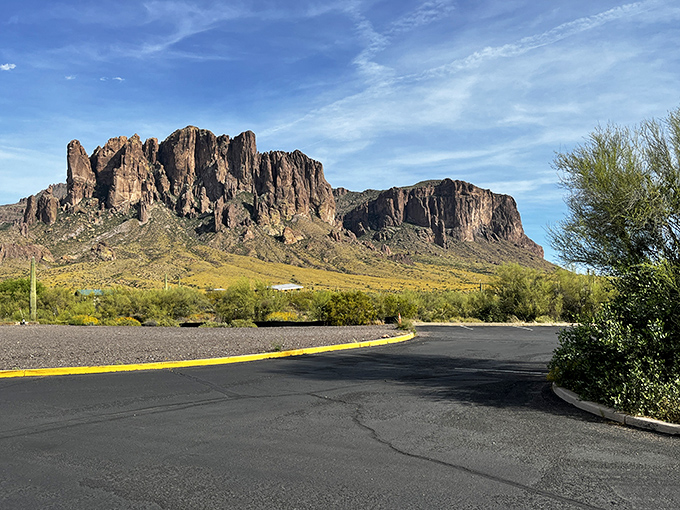 The paved path invites visitors of all abilities to experience the majesty of the Superstition Mountains &ndash; nature's accessibility at its finest.